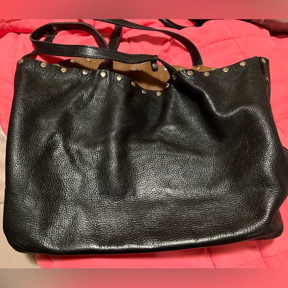 Laggo | Bags | Laggo Remy Black Soft Pebbled Leather Tote | Poshmark